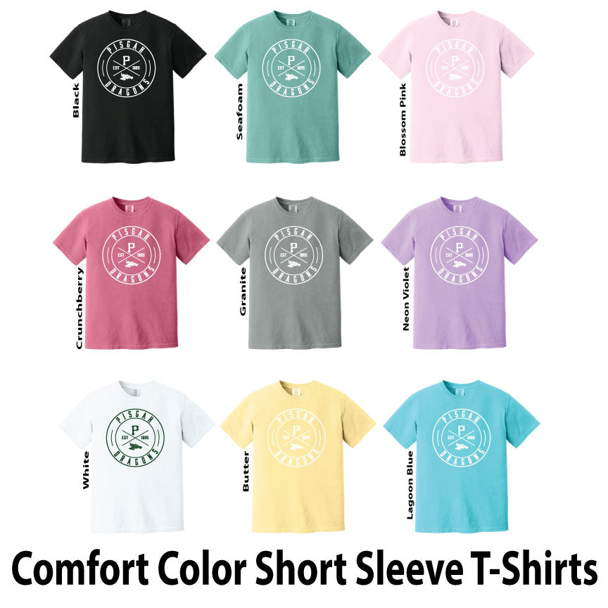 Circle Logo - Comfort Color Short Sleeve T-Shirt – Apex Apparel & Athletics